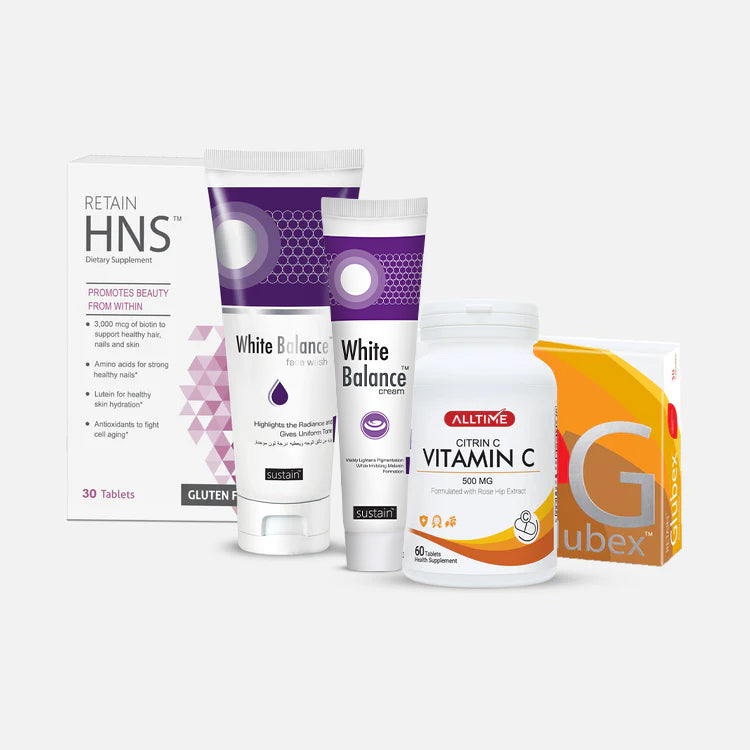 Skin Whitening Basic Bundle for Glowing, Even-Toned Complexion ...
